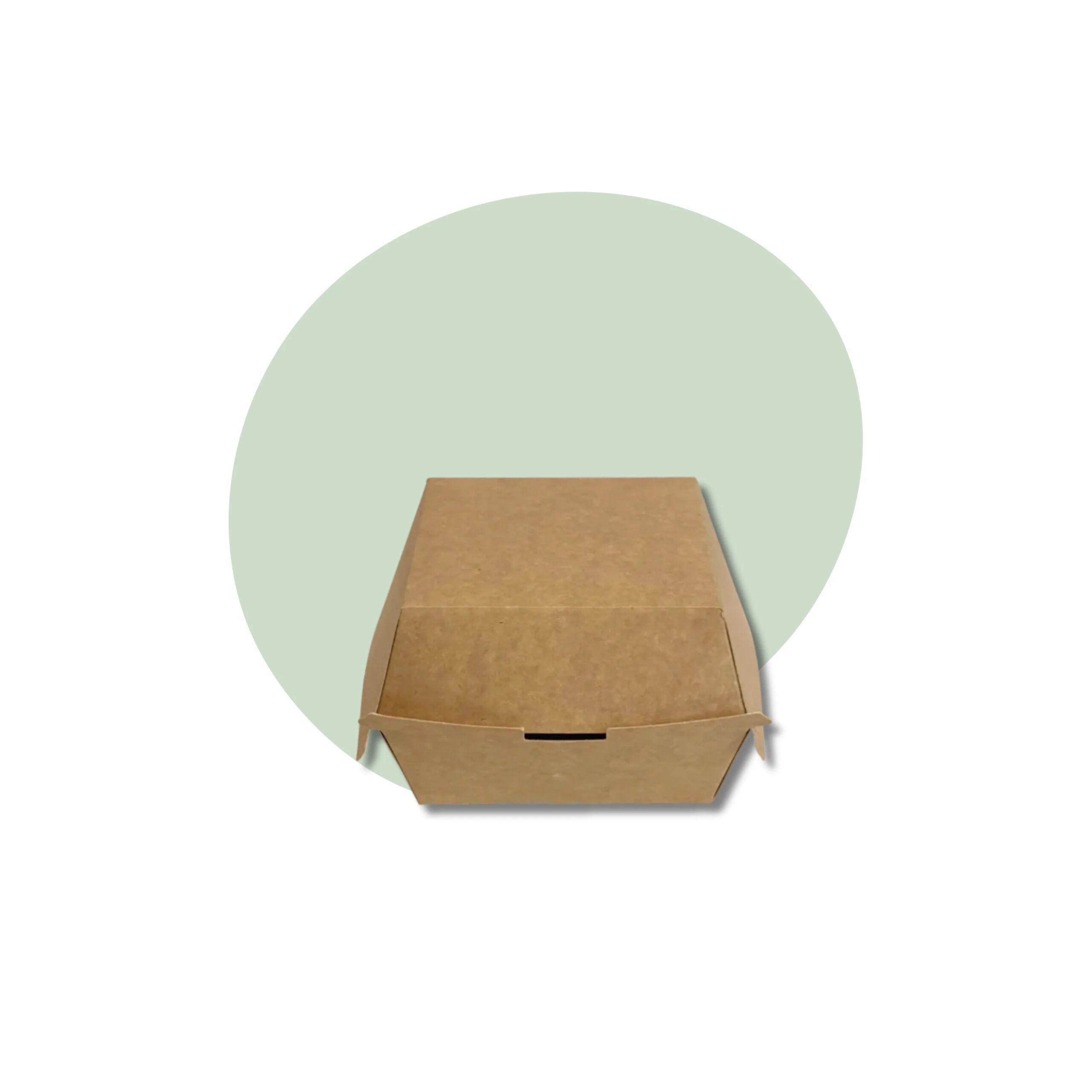 Burger / Bento Box (Kraft) - Pakej